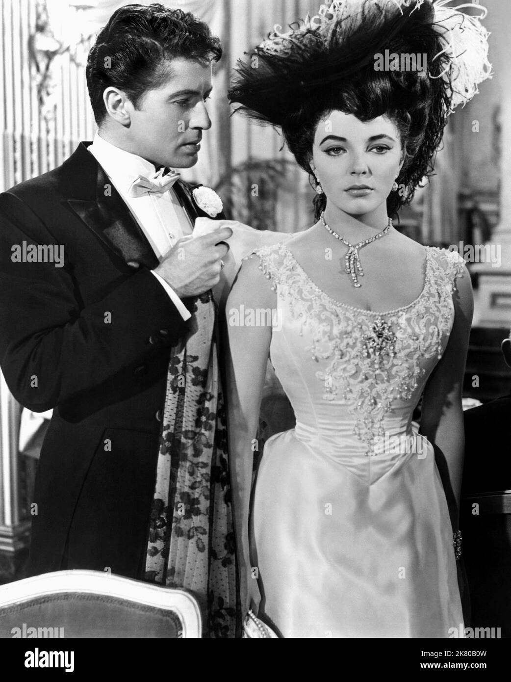 Farley Granger & Joan Collins Film: The Girl In The Red Velvet Swing ...