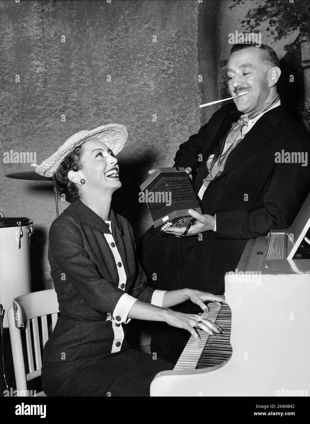 Elina Labourdette & Alec Guinness Film: To Paris With Love (1959 ...