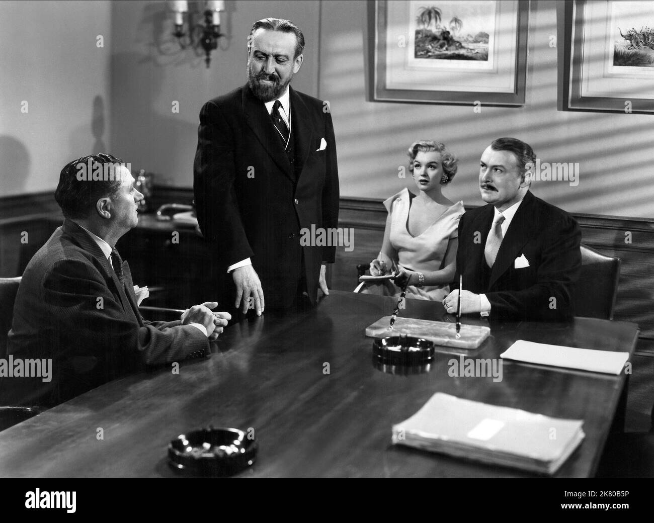 Monty Woolley, Marilyn Monroe & Allyn Joslyn Film: As Young As You Feel ...