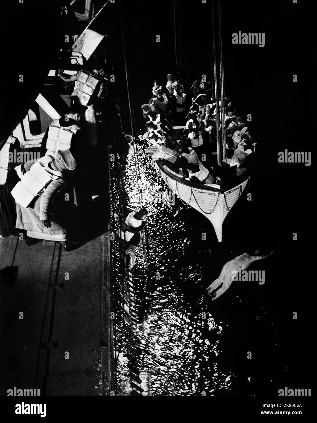 Lifeboat Evacuation Scene Film: A Night To Remember (UK 1958) Director ...