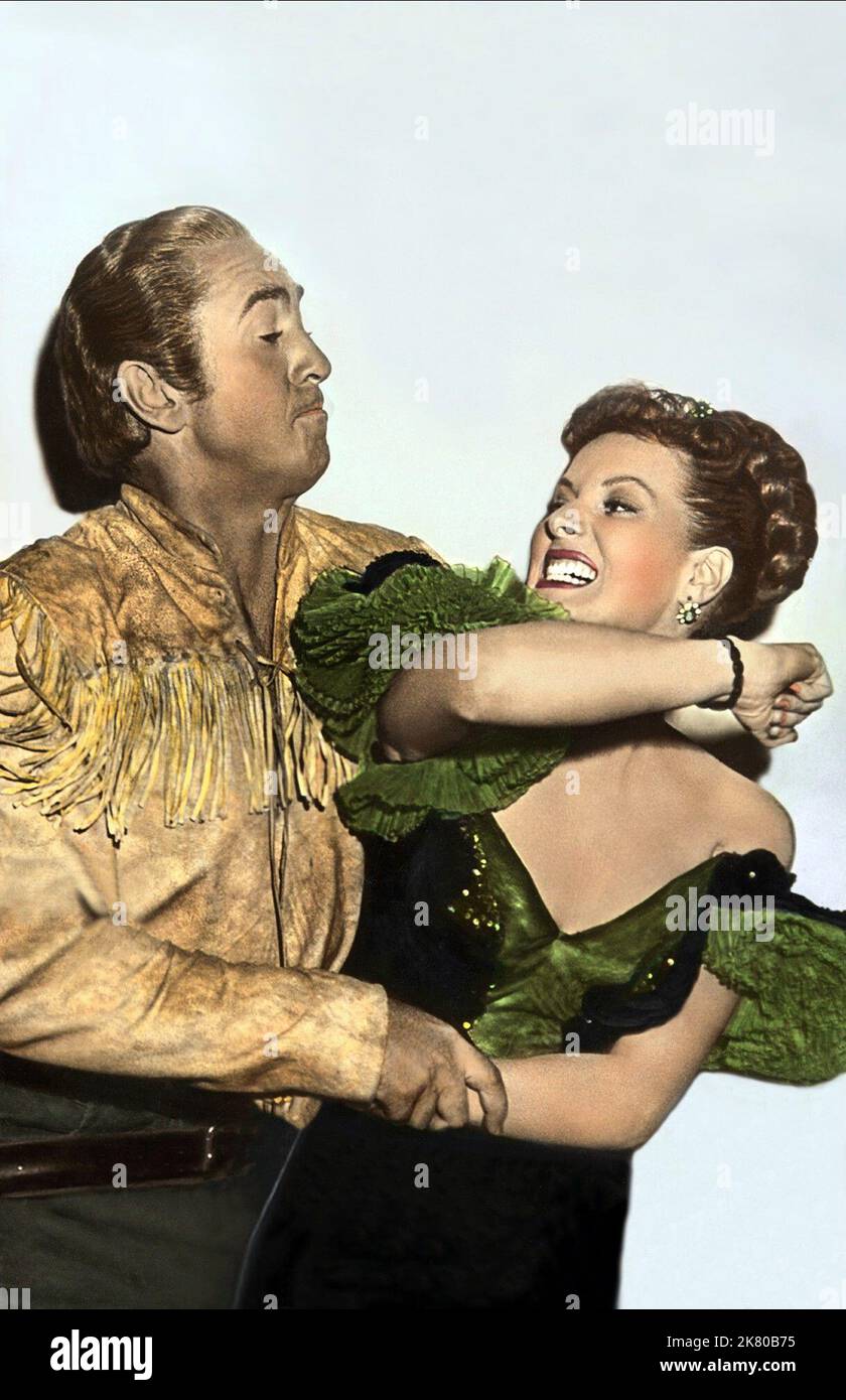 Macdonald Carey & Maureen O'Hara Film Comanche Territory (USA 1950 ...
