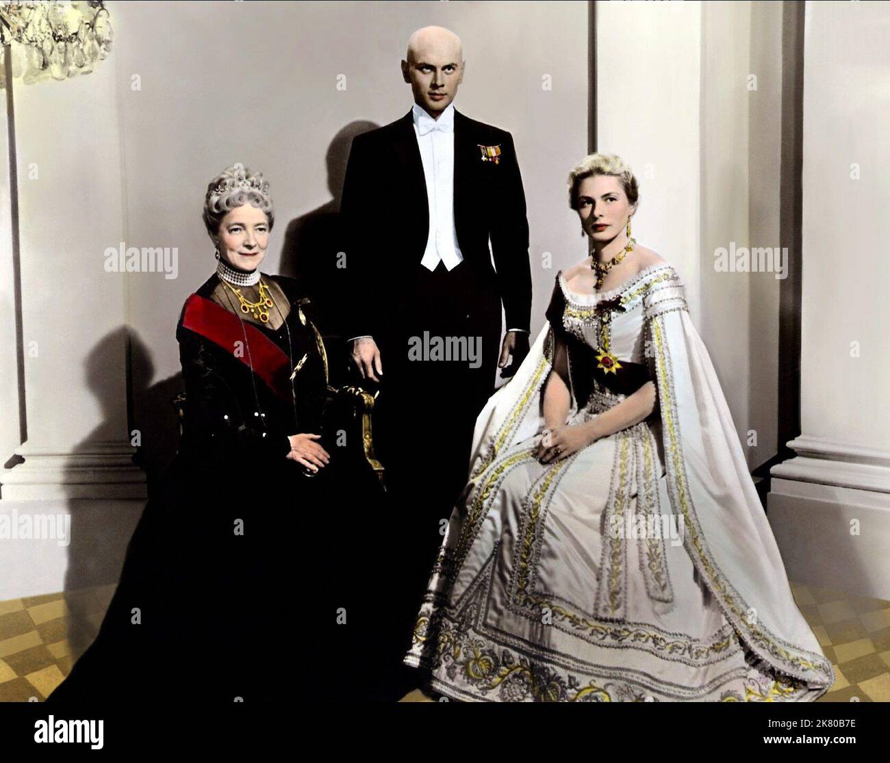 Helen Hayes, Yul Brynner & Ingrid Bergman Film: Anastasia (USA 1956 ...