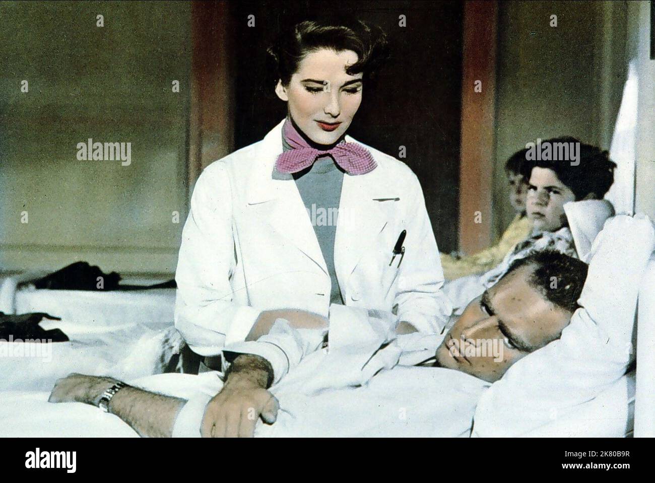 Charlton Heston & Julie Adams Film The Private War Of Major Benson ...