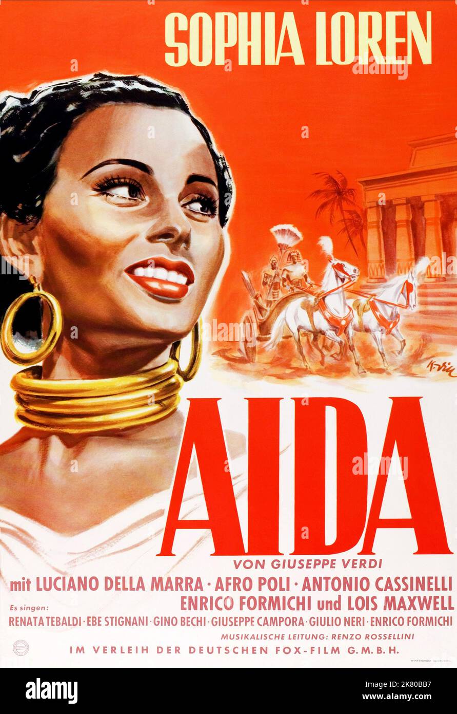 Sophia Loren Poster Film: Aida (1953) Characters: AIDA Director: Clemente Fracassi 23 October ...