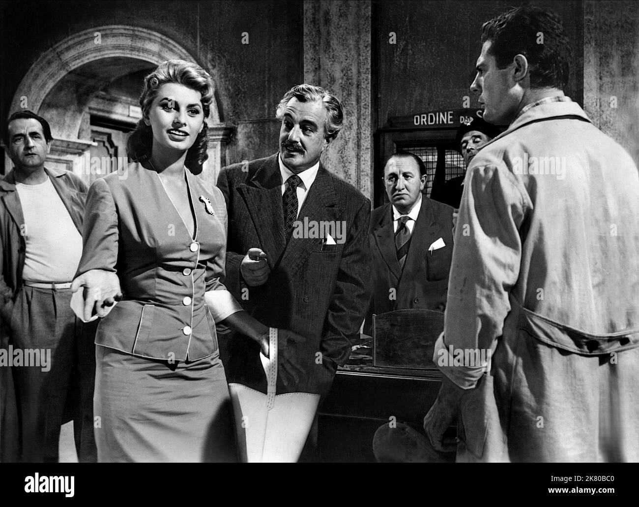 Sophia Loren Vittorio De Sica And Marcello Mastroianni Film Too Bad She