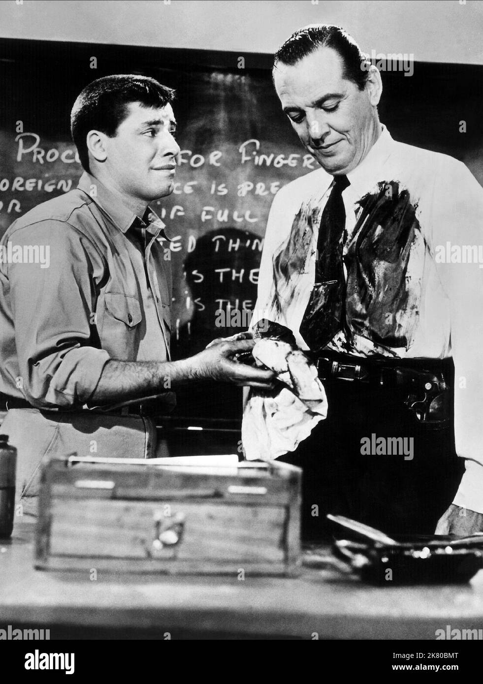 Jerry Lewis & Horace Mcmahon Film: The Delicate Delinquent (USA 1957 ...
