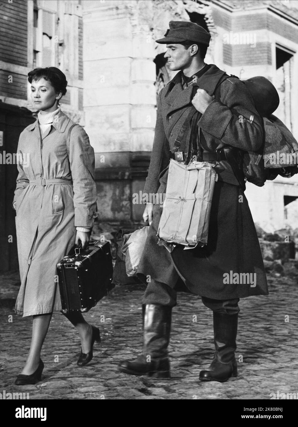 Elizabeth kruse graeber as lilo pulver Black and White Stock Photos ...