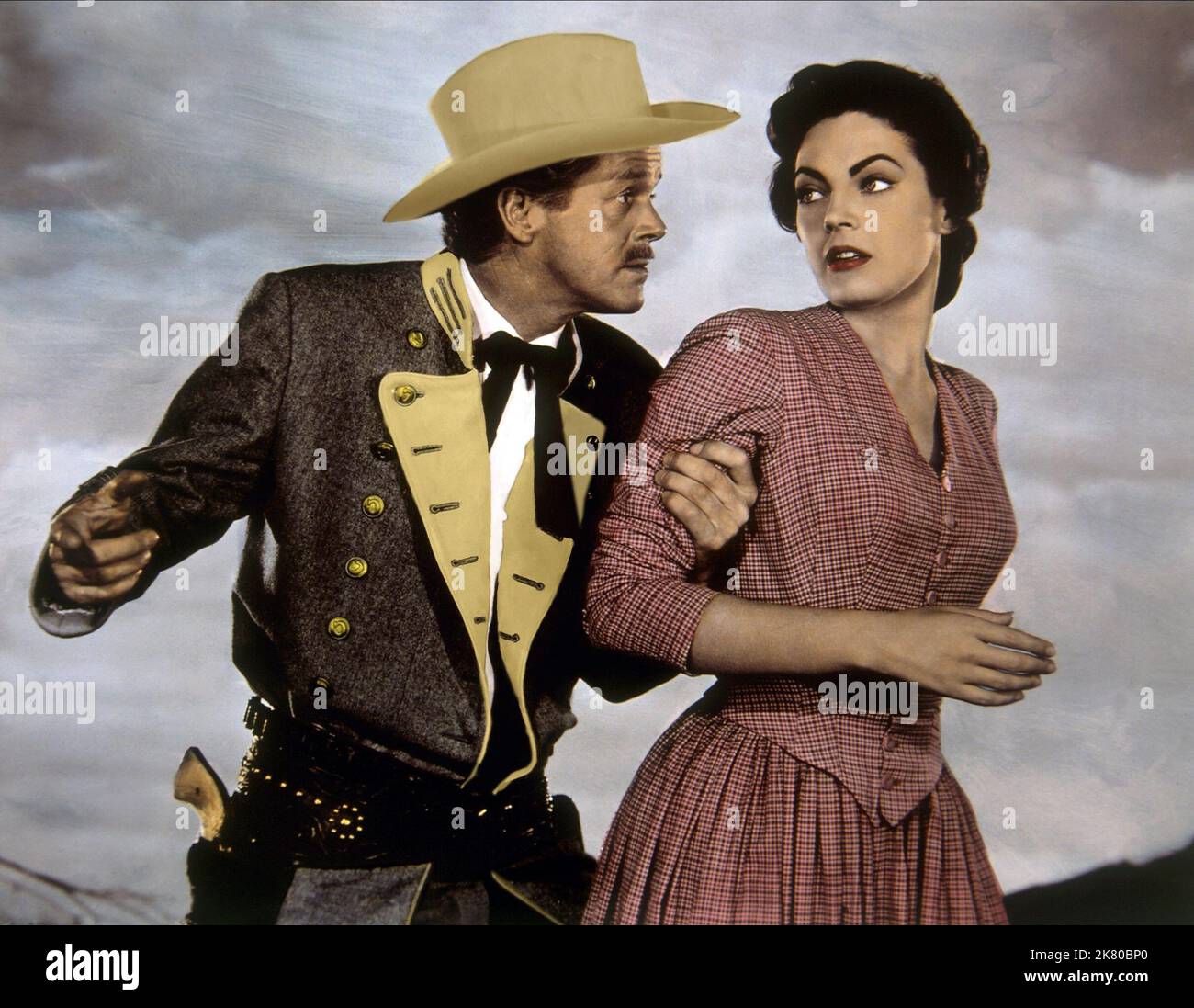 Dan Duryea & Jarma Lewis Film: The Marauders (1955) Characters: Avery ...