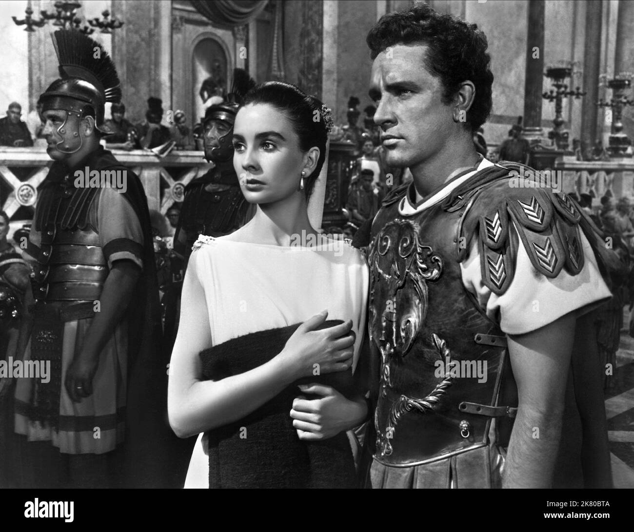 Jean Simmons & Richard Burton Film The Robe (USA 1953) Characters ...