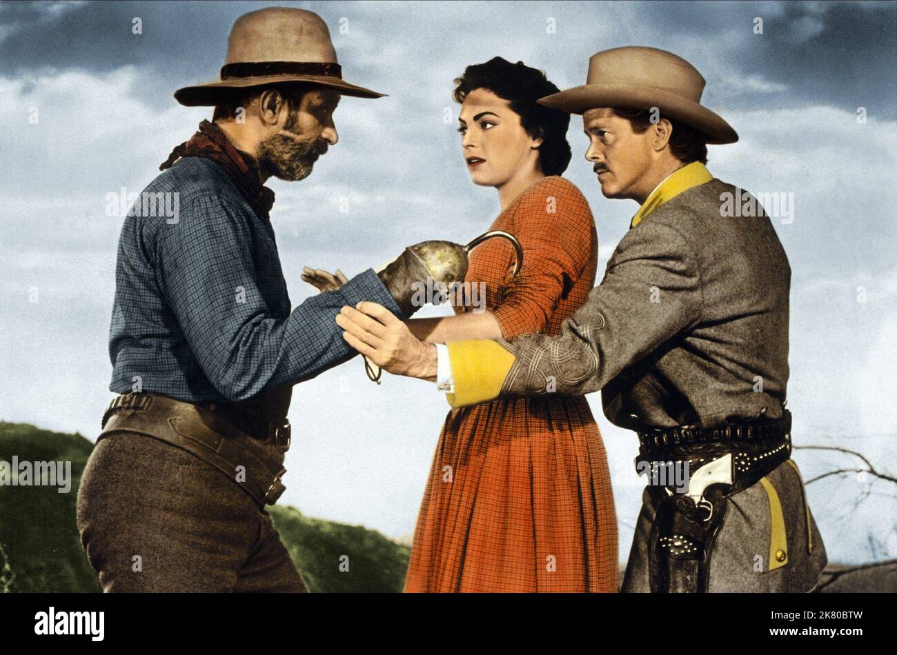 Keenan Wynn, Jarma Lewis & Dan Duryea Film: The Marauders (1955 ...