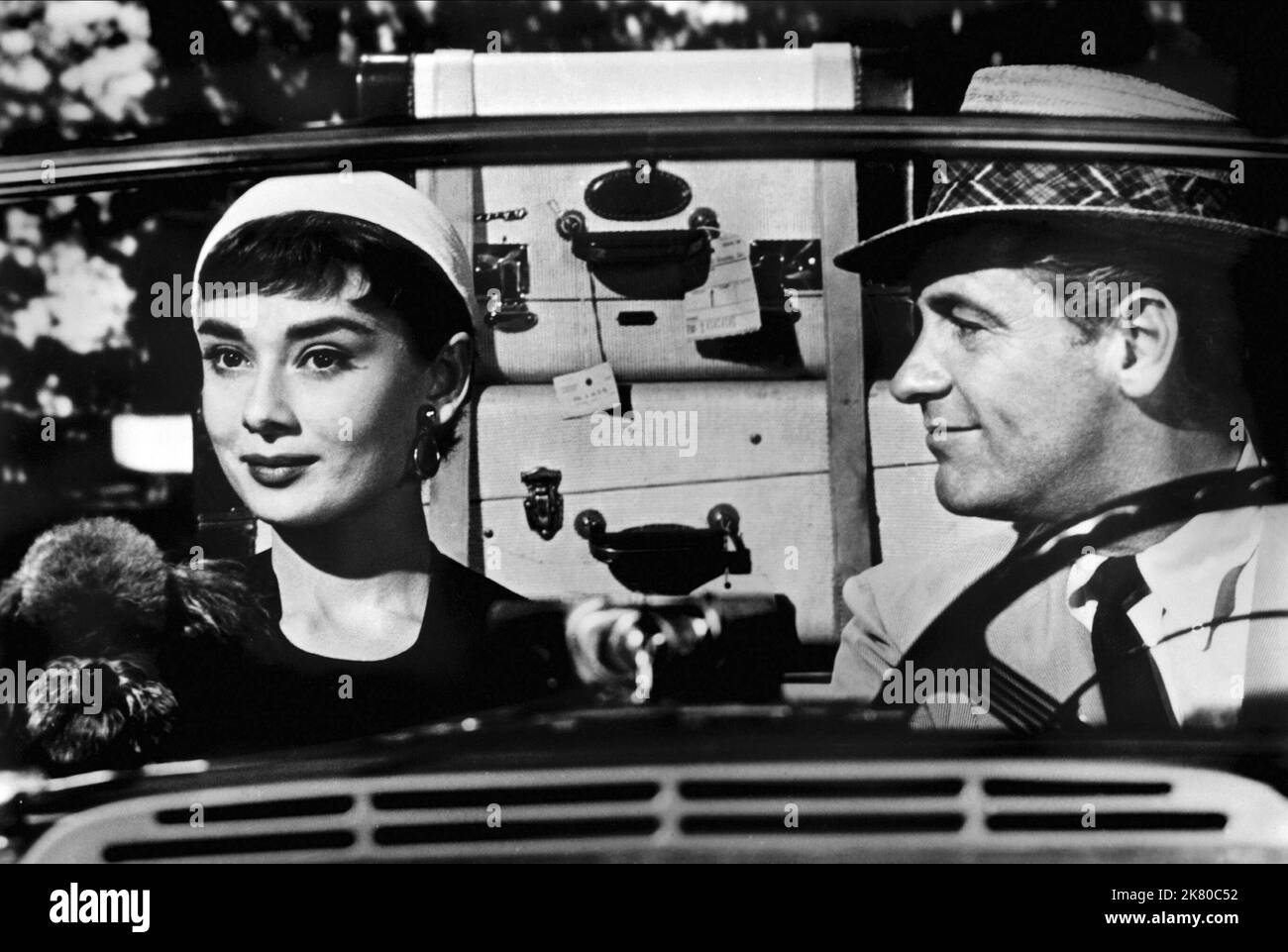 Audrey Hepburn & William Holden Film: Sabrina; Sabrina Fair (USA 1954) Characters: Sabrina ...