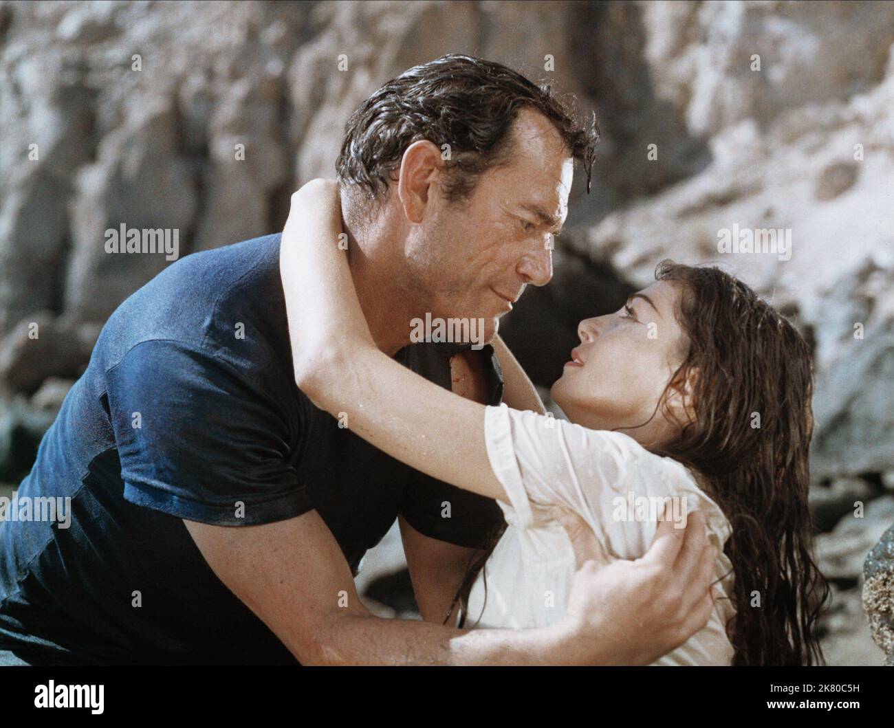 Eddie Constantine & Pier Angeli Film Sos Pacific (1959) Characters ...