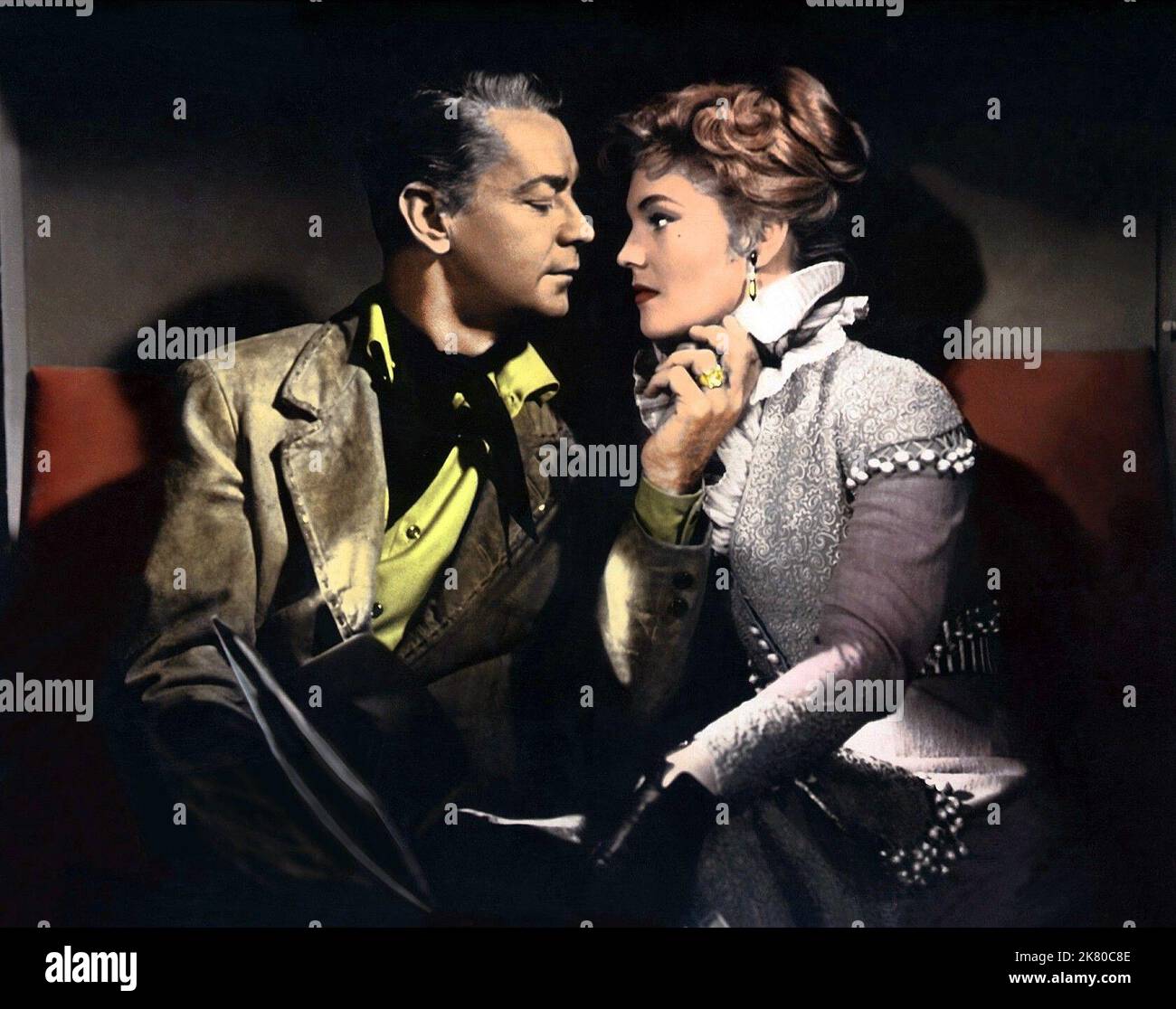 Alan Ladd & Claire Kelly Film The Badlanders (1958) Characters: Peter ...