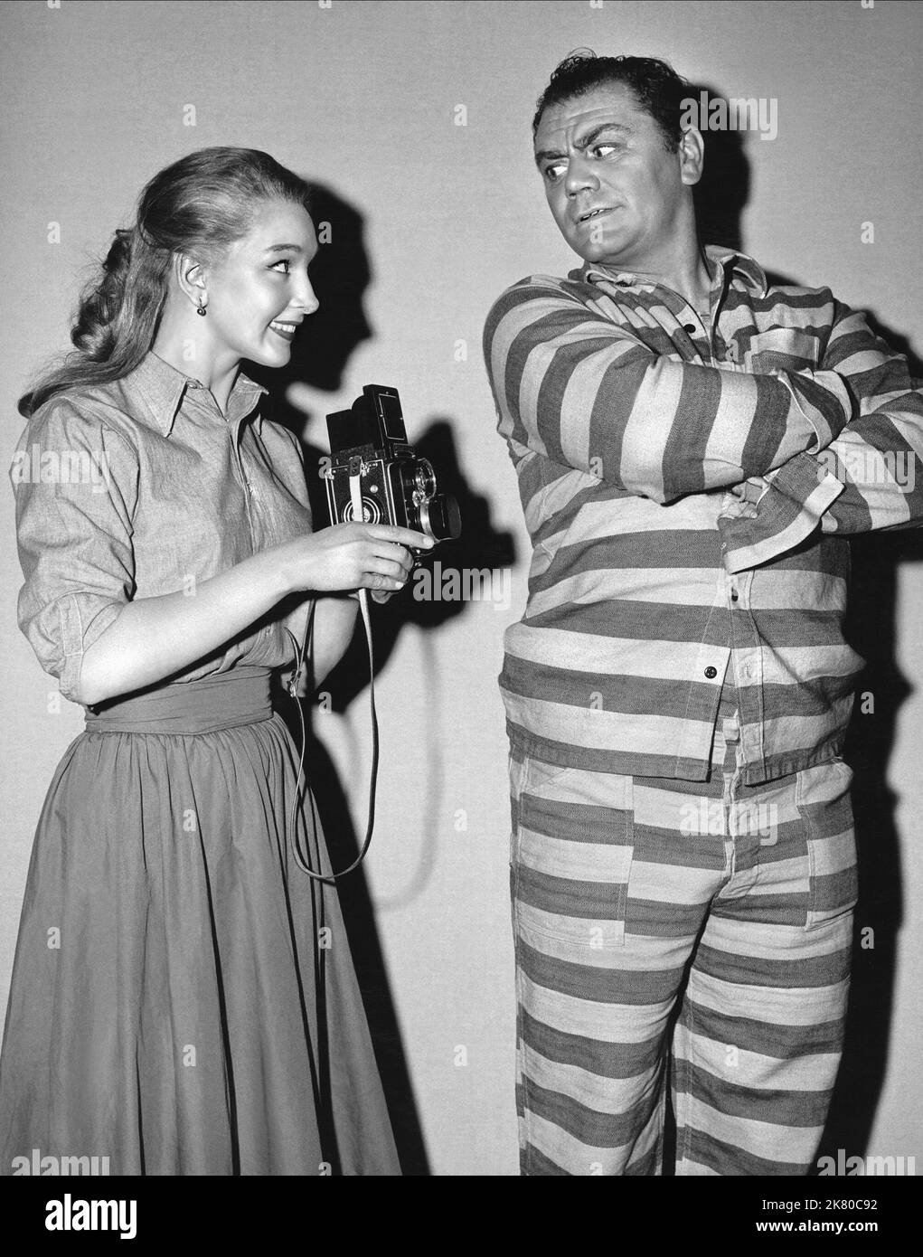 Ernest Borgnine Film The Badlanders (1958) Characters: John McBain ...