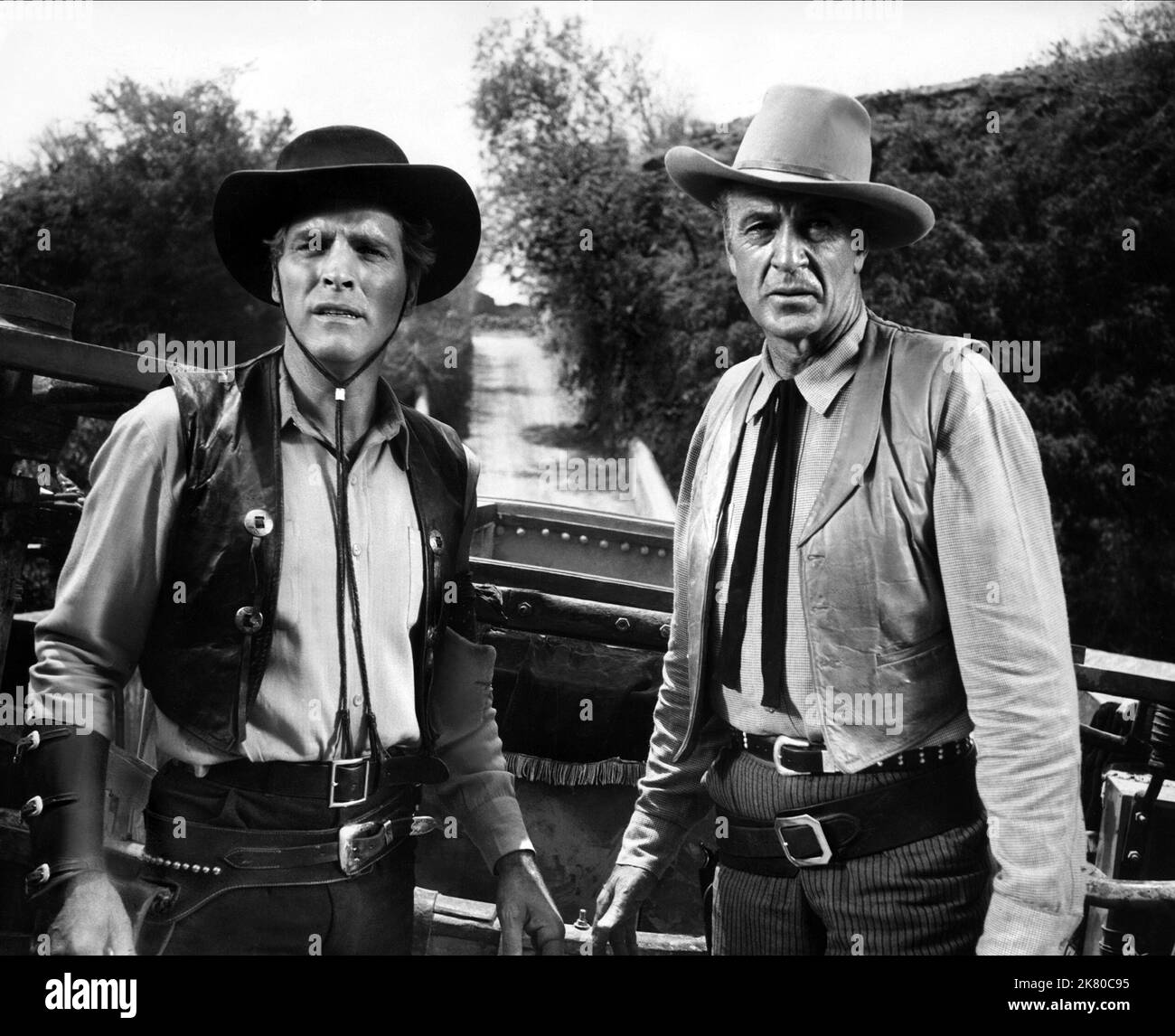 Burt lancaster and gary cooper hi-res stock photography and images - Alamy