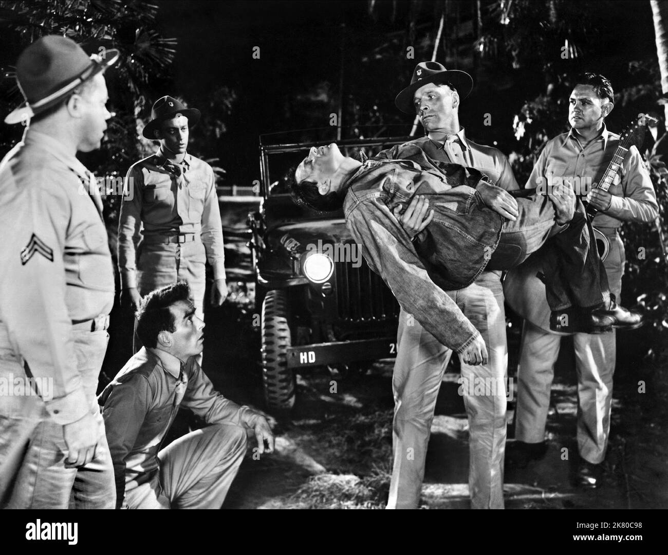 Montgomery Clift & Frank Sinatra Film: From Here To Eternity (1953) Characters: Pvt. Robert E ...