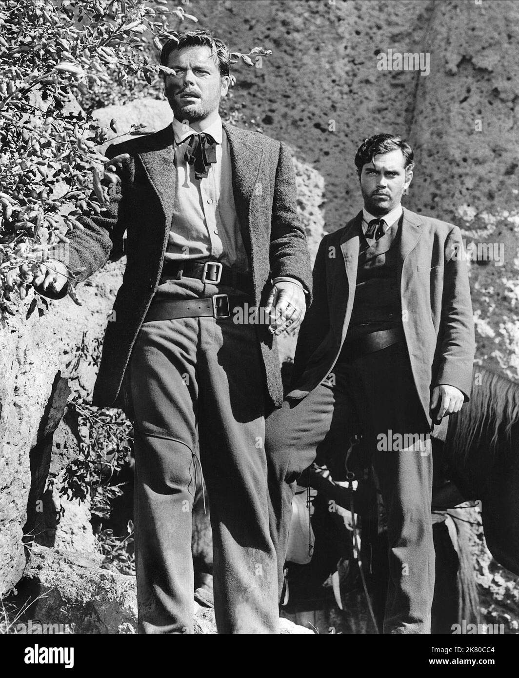 Robert Wagner & Jeffrey Hunter Film: The True Story Of Jesse James; The James Brothers (USA 1957 ...