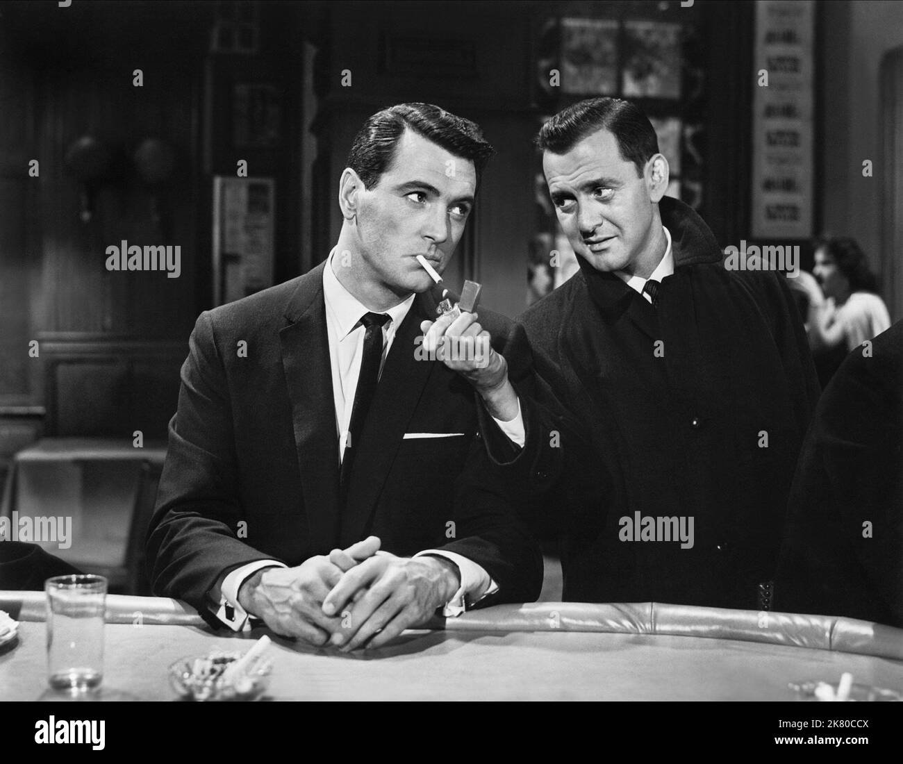 Rock Hudson & Tony Randall Film Pillow Talk (USA 1959) Characters: Brad ...
