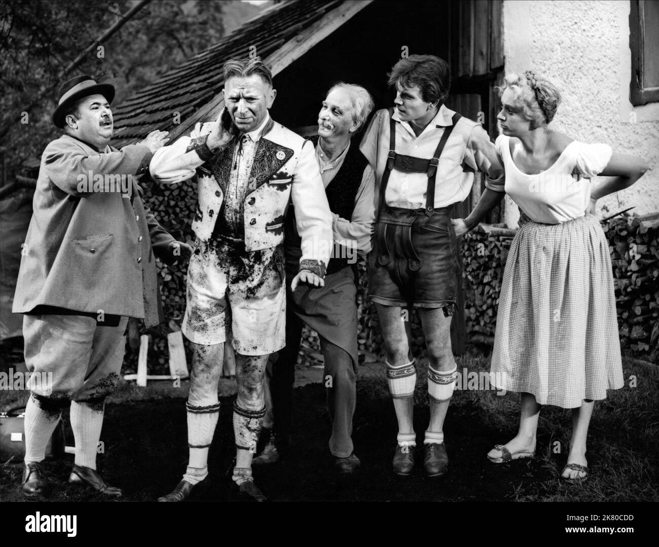 Oskar Sima, Theo Lingen, Joseph Egger, Klaus Löwitsch & Nina Sandt Film ...