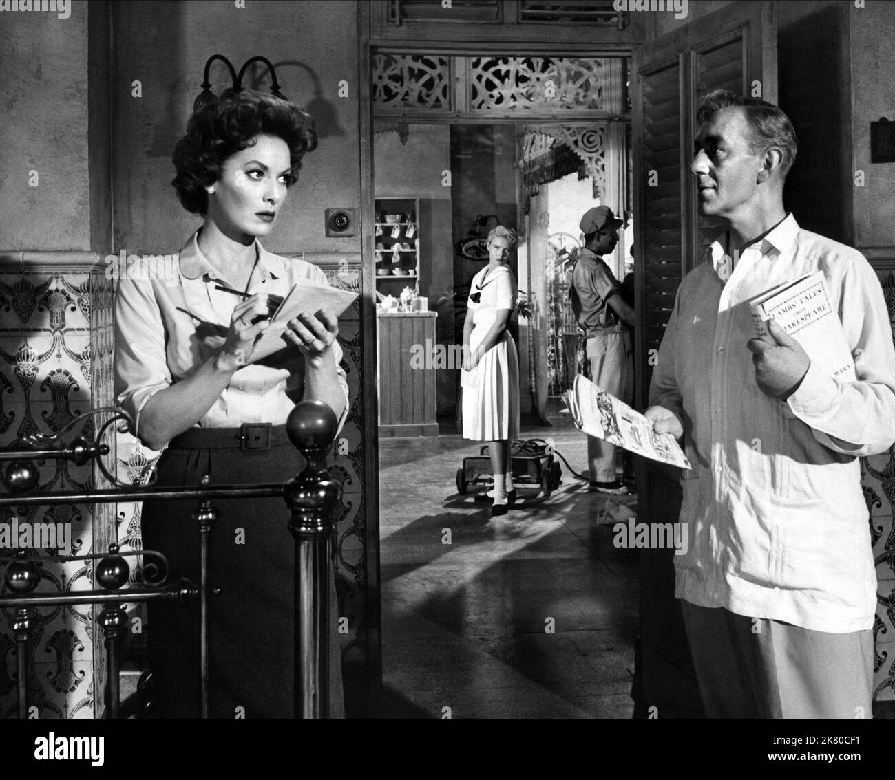 Maureen O'Hara & Alec Guinness Film Our Man In Havana (UK 1959 ...