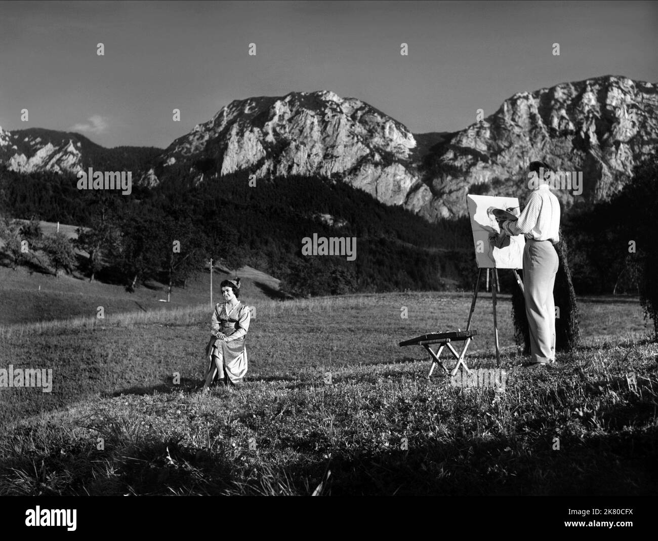 Renate Holm & Lutz Landers Film Where The Lark Sings (AT 1956 ...