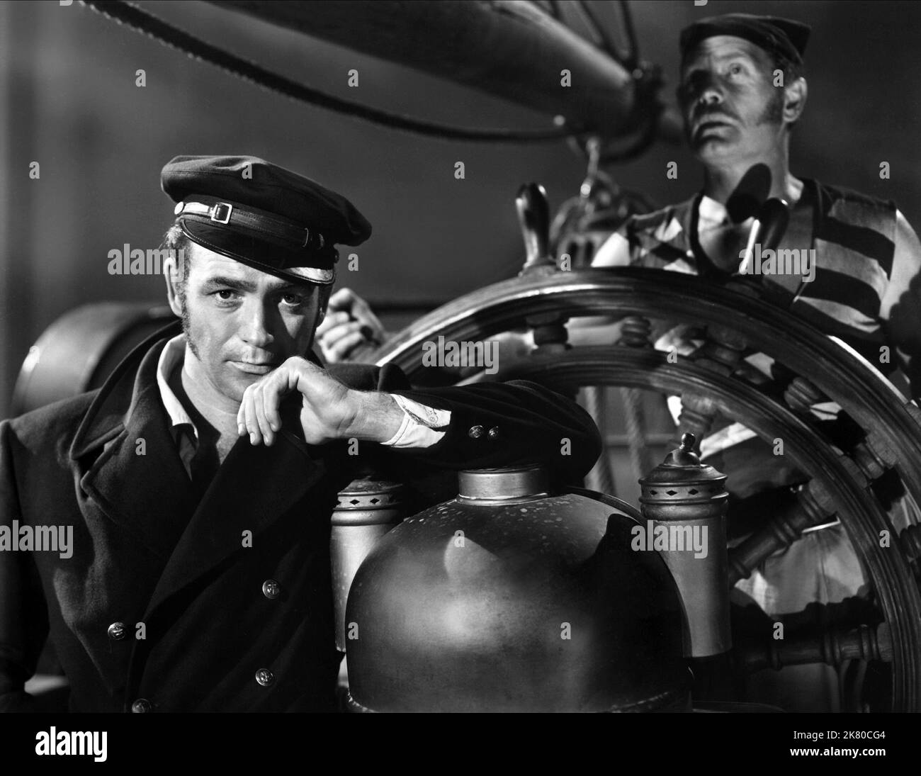 Mark Stevens & Patric Knowles Film: Mutiny (1955) Characters: Capt ...