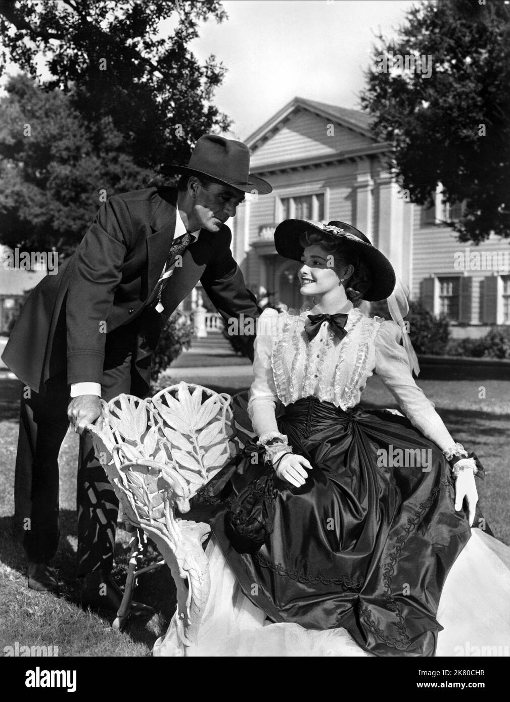Gary Cooper & Patricia Neal Film Bright Leaf (USA 1950) Characters ...