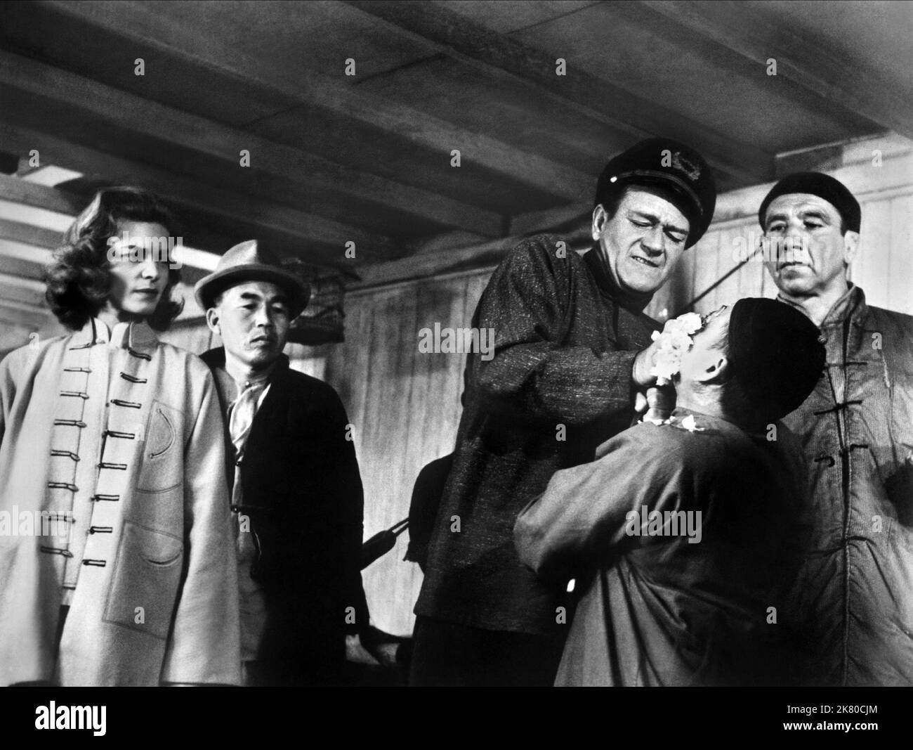 Lauren Bacall & John Wayne Film Blood Alley (USA 1955) Characters ...