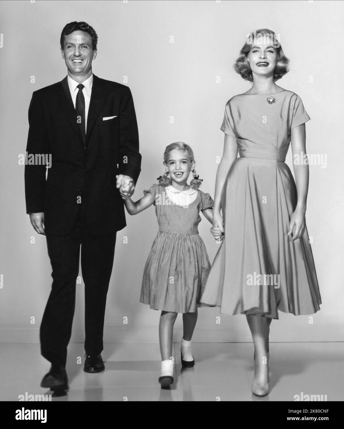 Robert Stack, Evelyn Rudie & Lauren Bacall Film: The Gift Of Love (USA ...