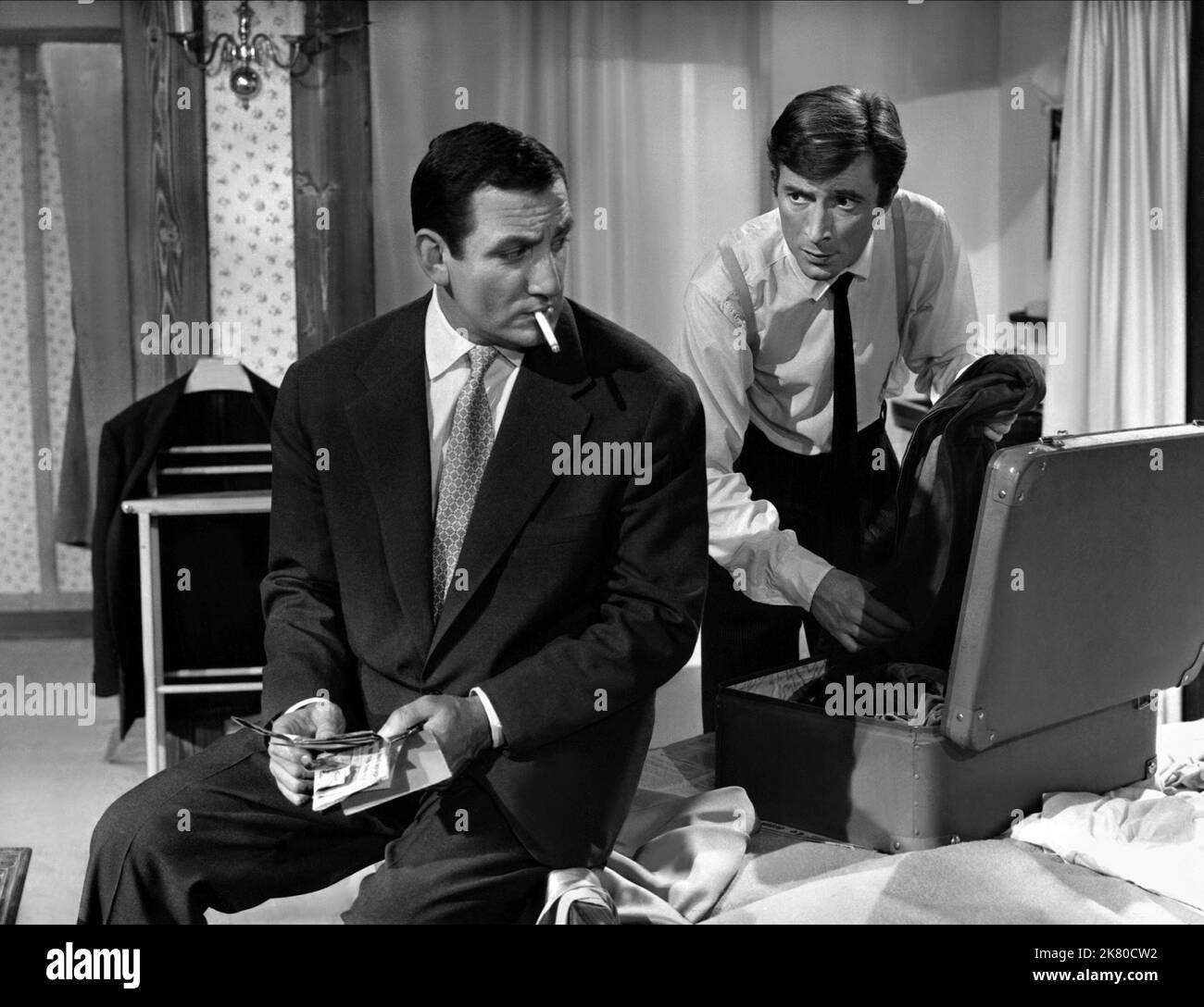 Lino Ventura & Andre Weber Film The Beast Is Loose (1959) Characters ...