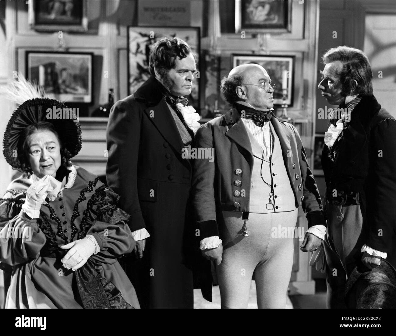 Cecil Trouncer, James Hayter & Jack Mcnaughton Film: The Pickwick ...