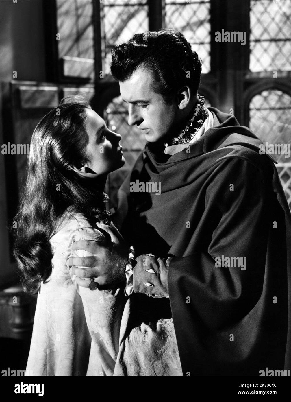 Jean Simmons & Stewart Granger Film Young Bess (1953) Characters: Young ...