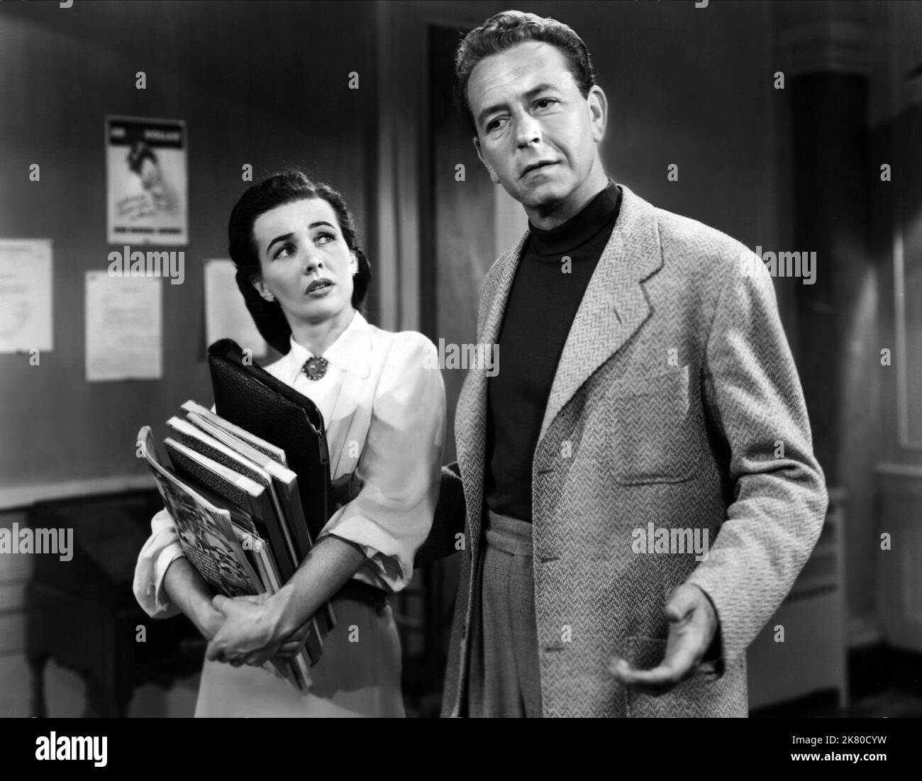 Catherine Mcleod & Paul Henreid Film: So Young So Bad (1951) Characters ...