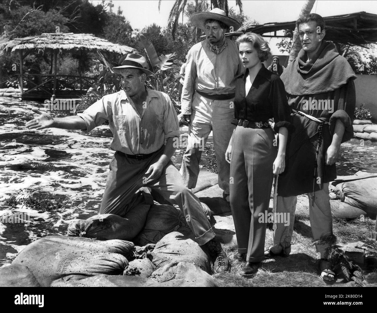 Scene With Grace Kelly Film Green Fire (1955) Characters: Catherine ...