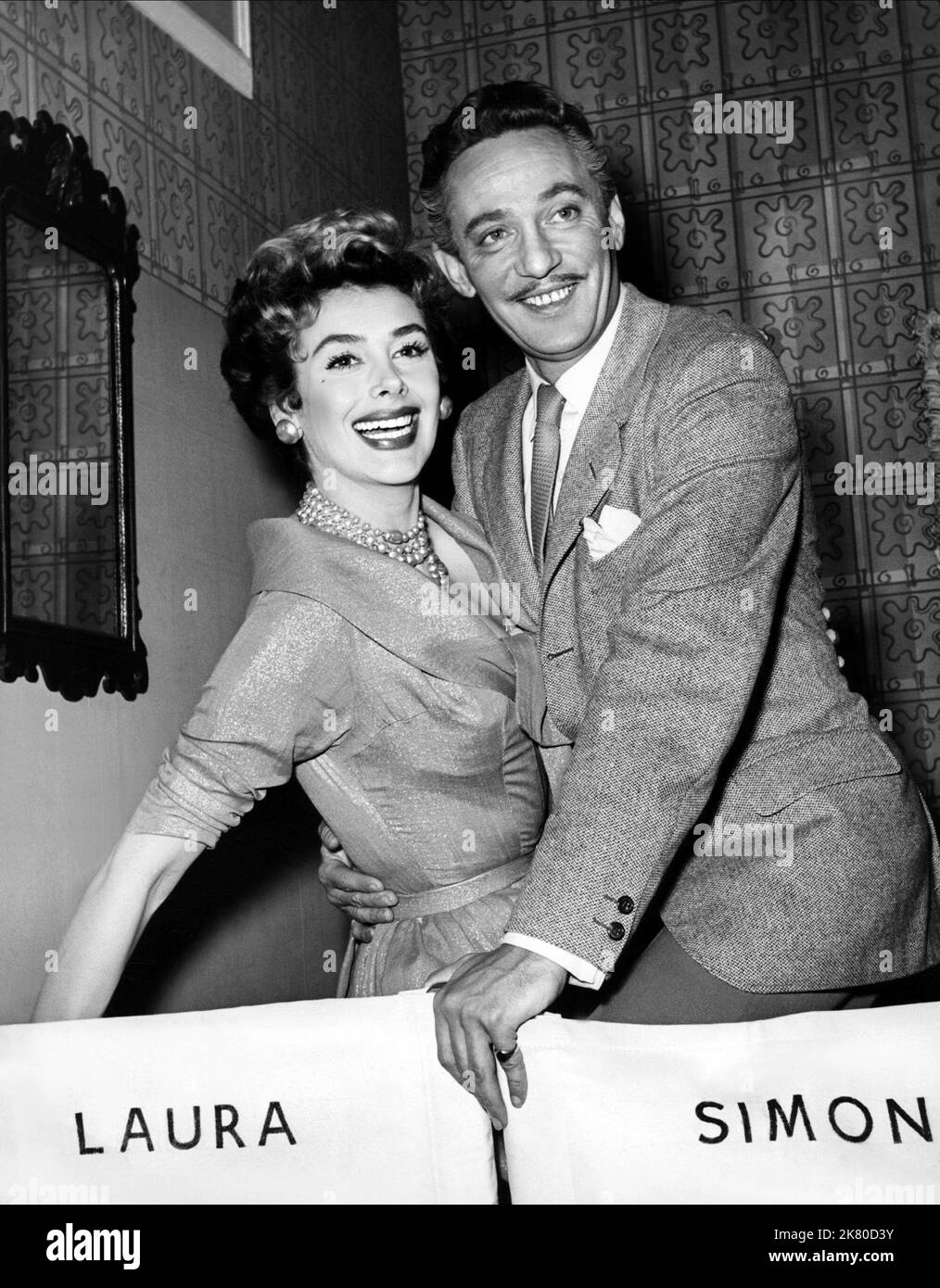Kay Kendall & Peter Finch Film Simon And Laura (1956) Characters: Laura ...