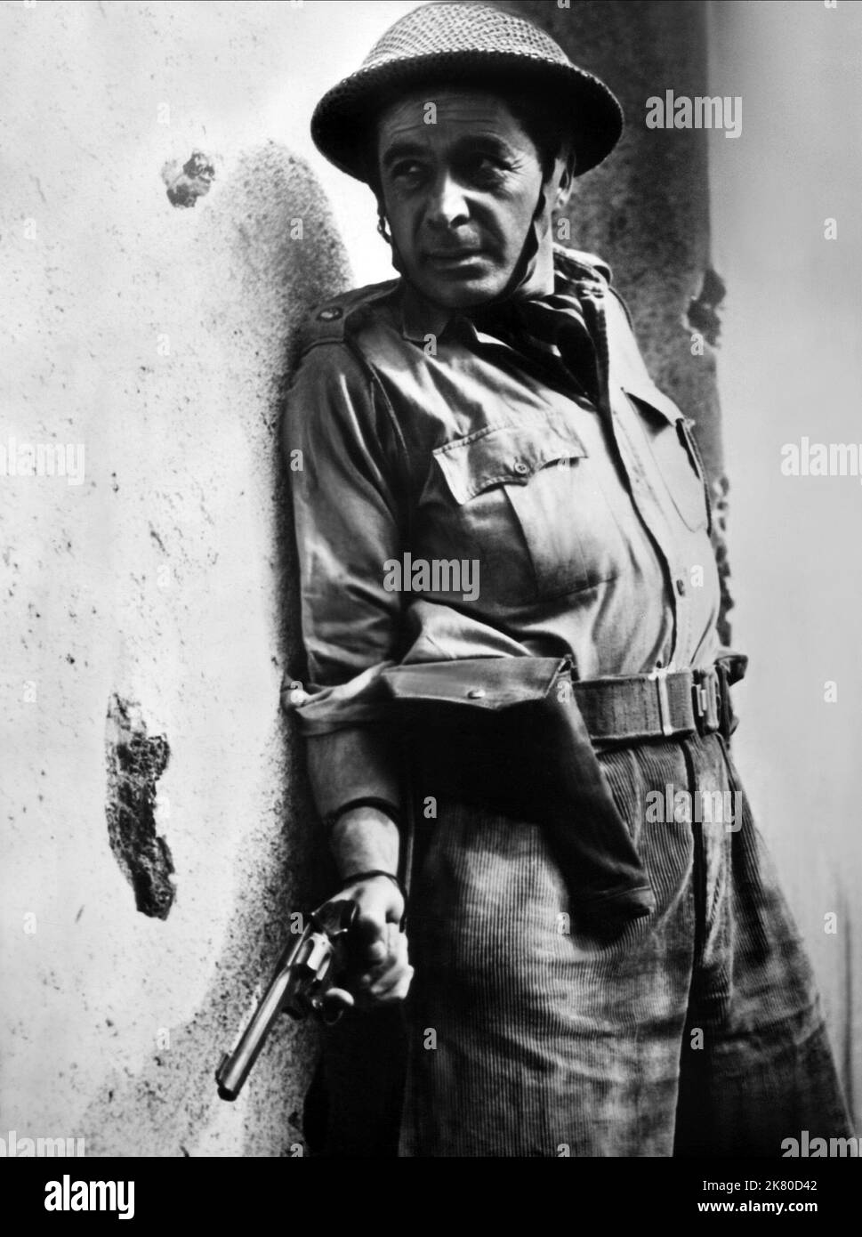 Leo Genn Film The Steel Bayonet (1957) Characters: Maj. Gerrard ...