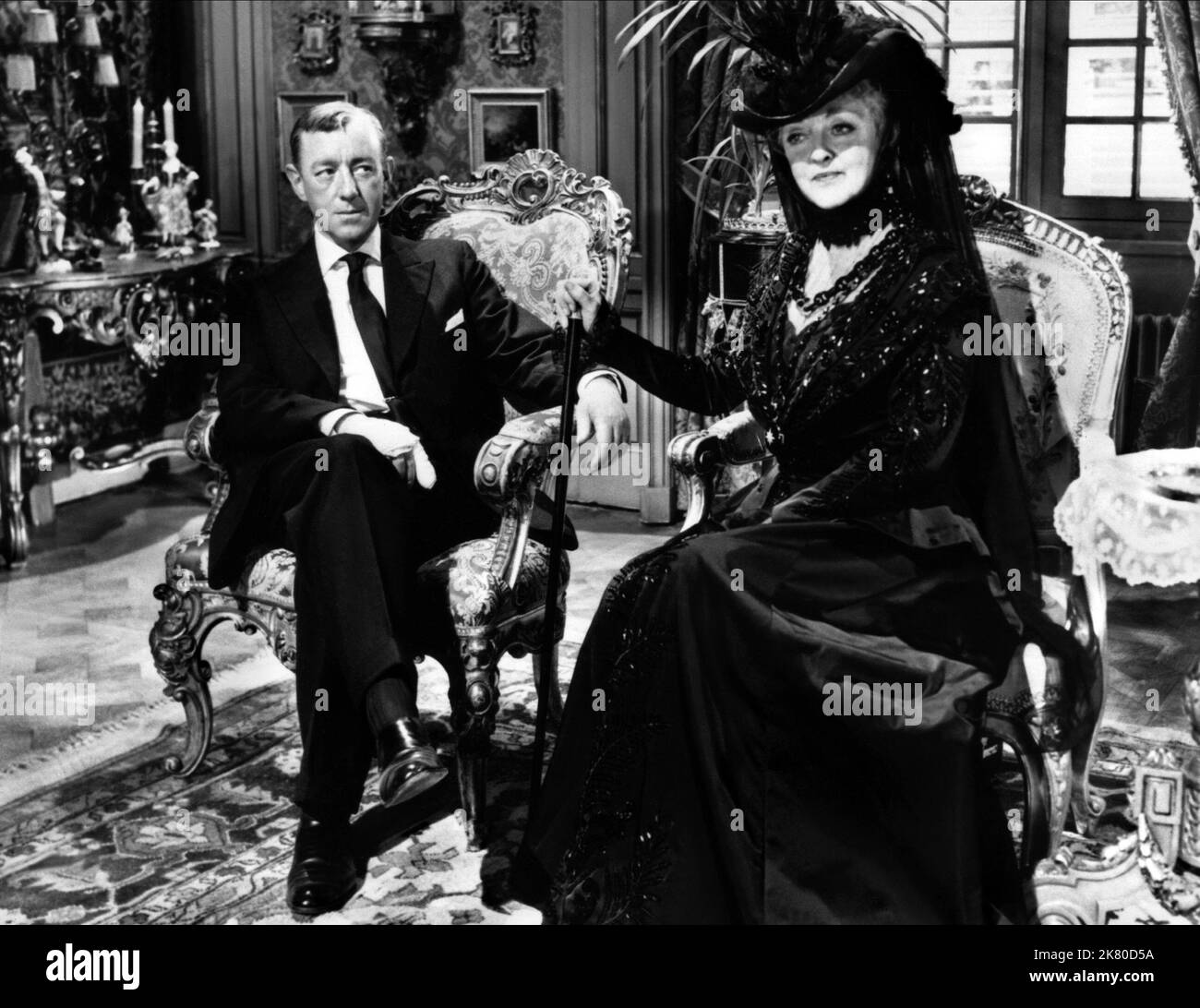 Alec Guinness & Bette Davis Film The Scapegoat (1959) Characters: John ...
