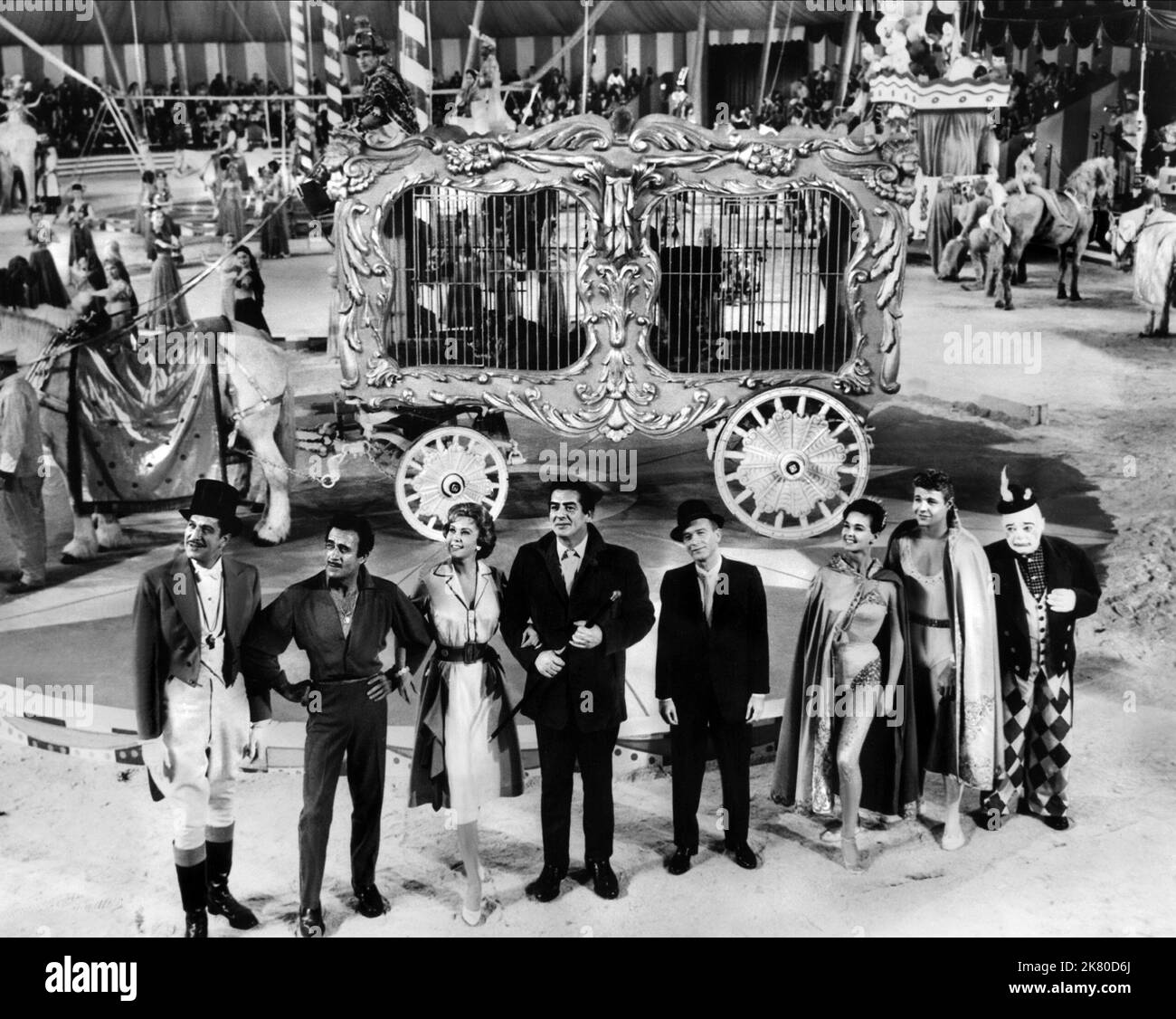 Vincent Price, Gilbert Roland, Rhonda Fleming, Victor Mature, Red ...