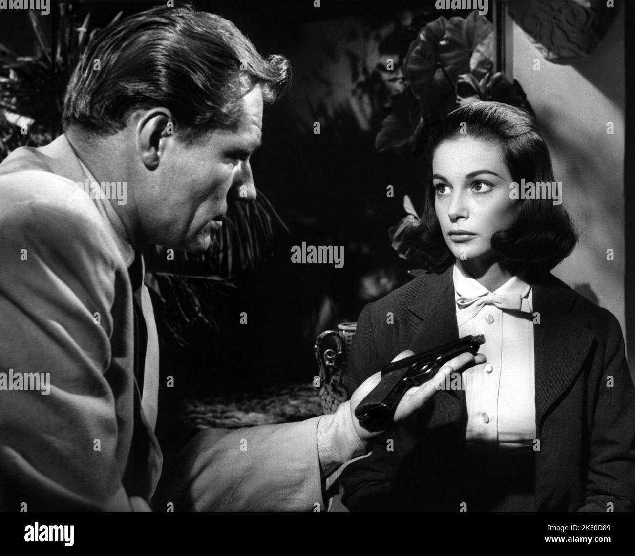 Philip Carey & Pier Angeli Film Port Afrique (1956) Characters: Rip ...