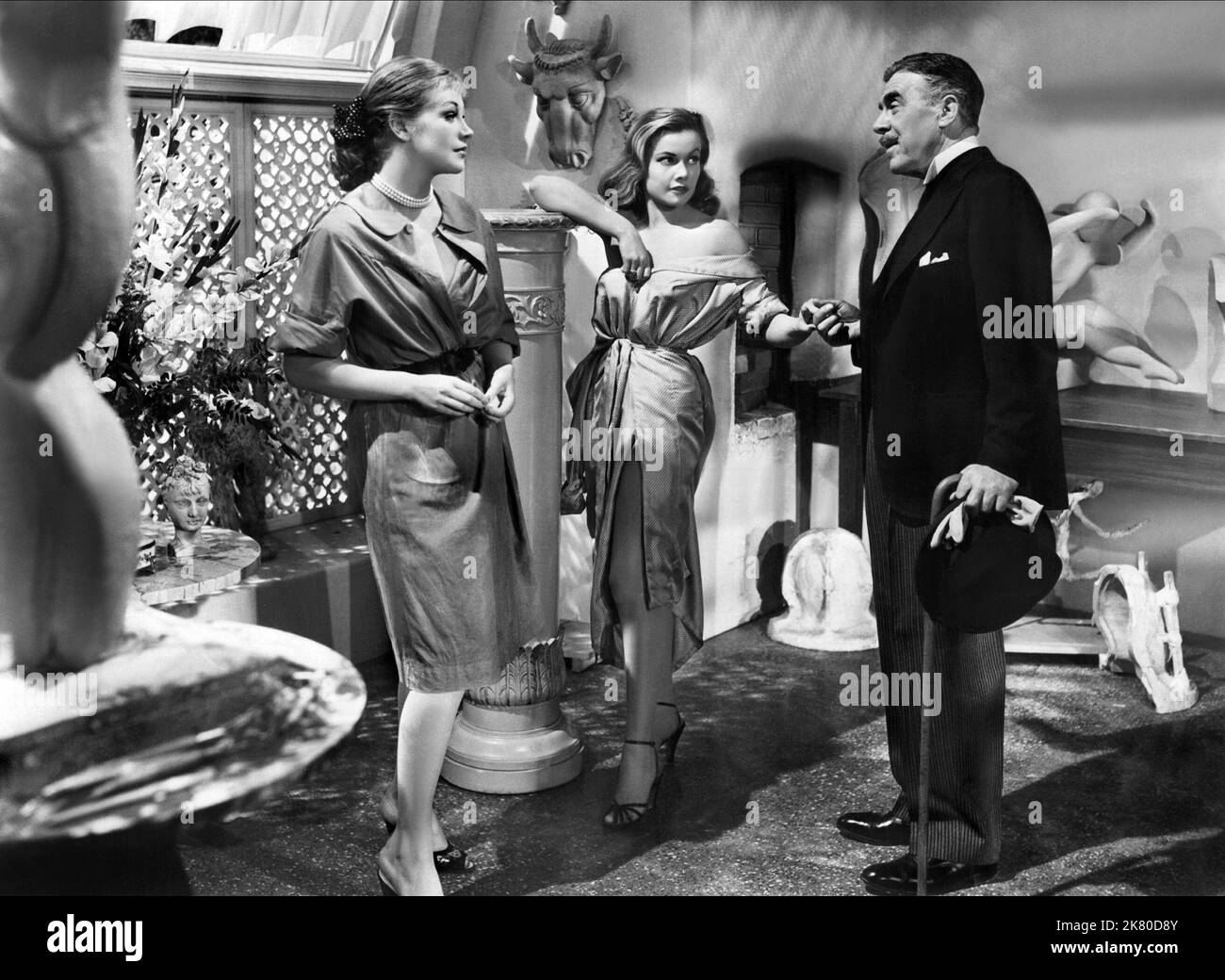 Hildegard Knef, Susan Hayward & Leo G. Carroll Film: The Snows Of ...