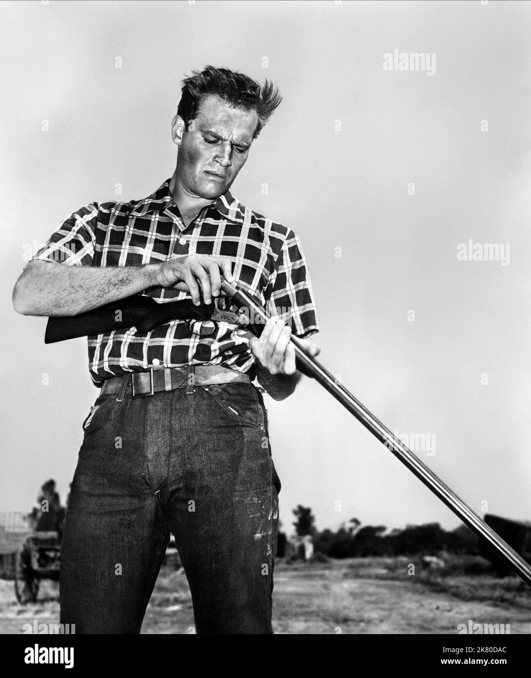 Charlton Heston Film Pony Express (USA 1953) Characters: Captain ...