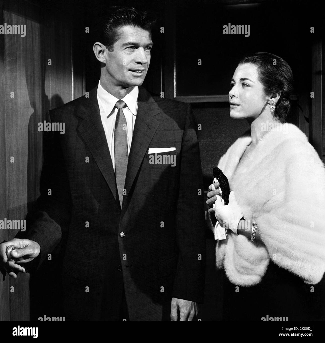 George Nader & Marianne Koch Film Four Girls In Town (1957) Characters ...