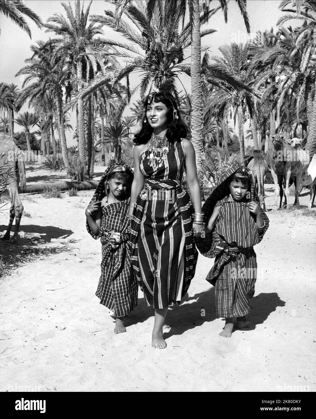 Anna-Maria Sandri Film The Black Tent (1956) Characters: Mabrouka ben ...