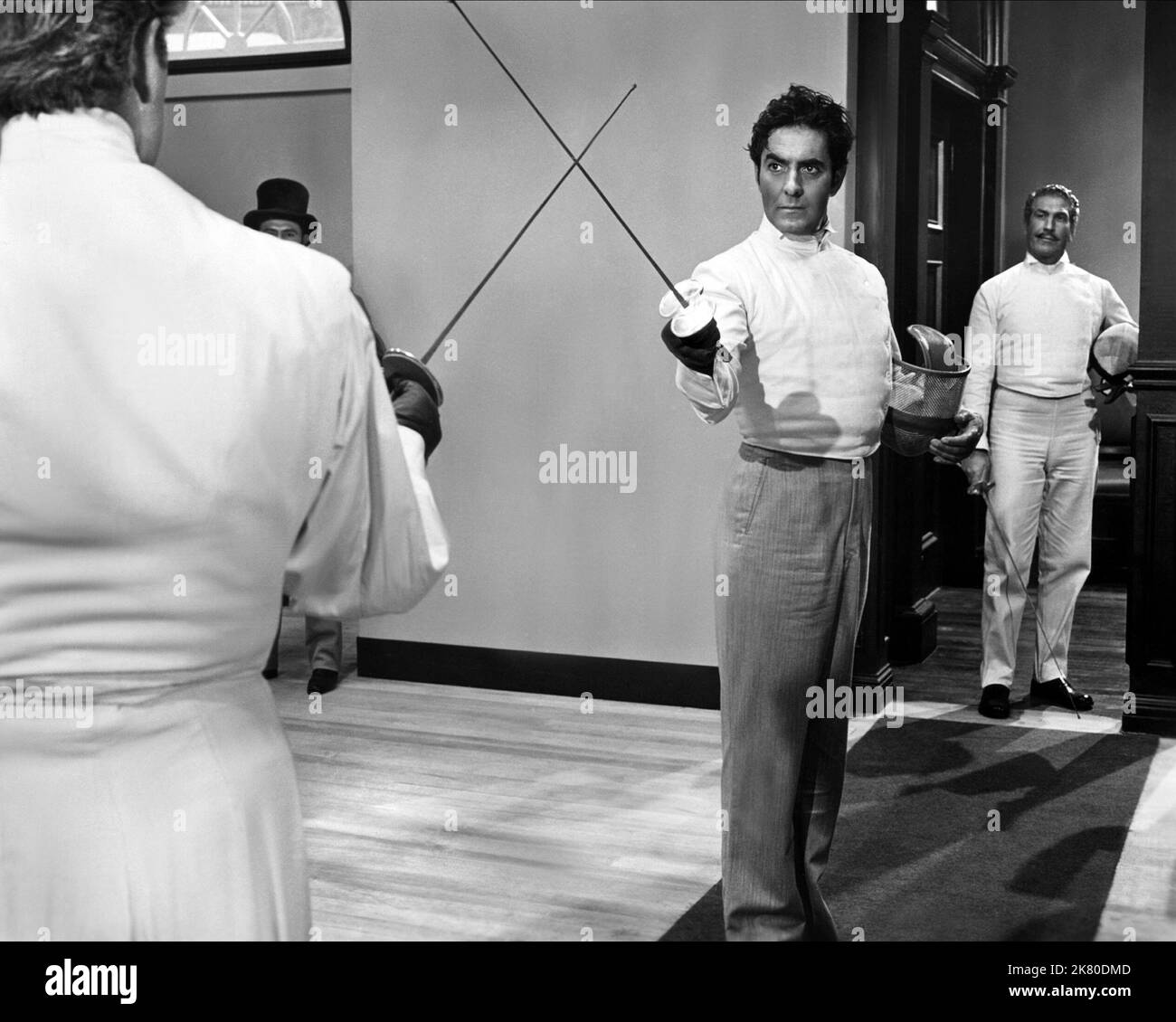 Tyrone Power & Paul Cavanagh Film: The Mississippi Gambler (1953 ...