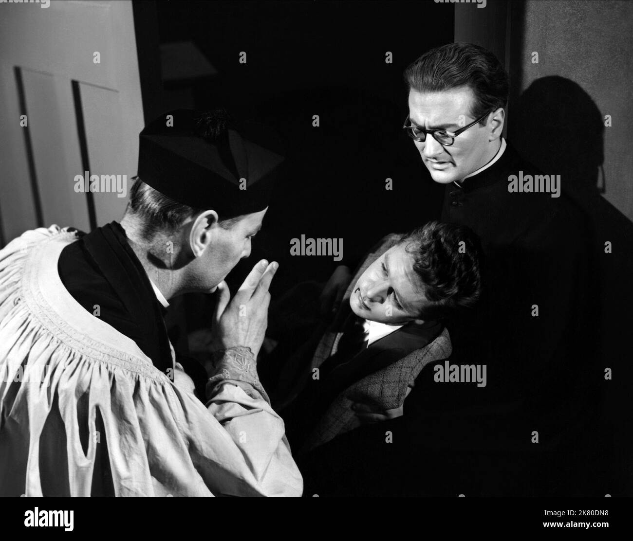 John Welsh & Peter Hammond Film Confession (1955) Characters: Father ...