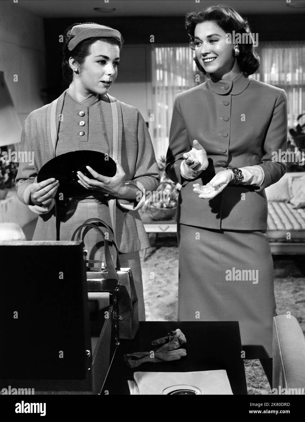Marianne Koch & Julie Adams Film: Four Girls In Town (1957) Characters ...