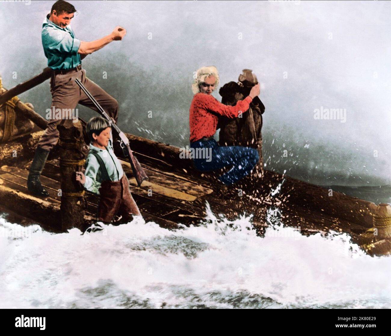 Robert Mitchum & Marilyn Monroe Film: River Of No Return (1954 ...