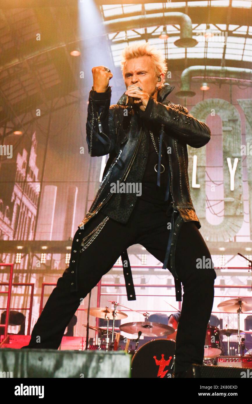 London England, UK. 19th Oct, 2022. Billy Idol performance at ovo arena ...