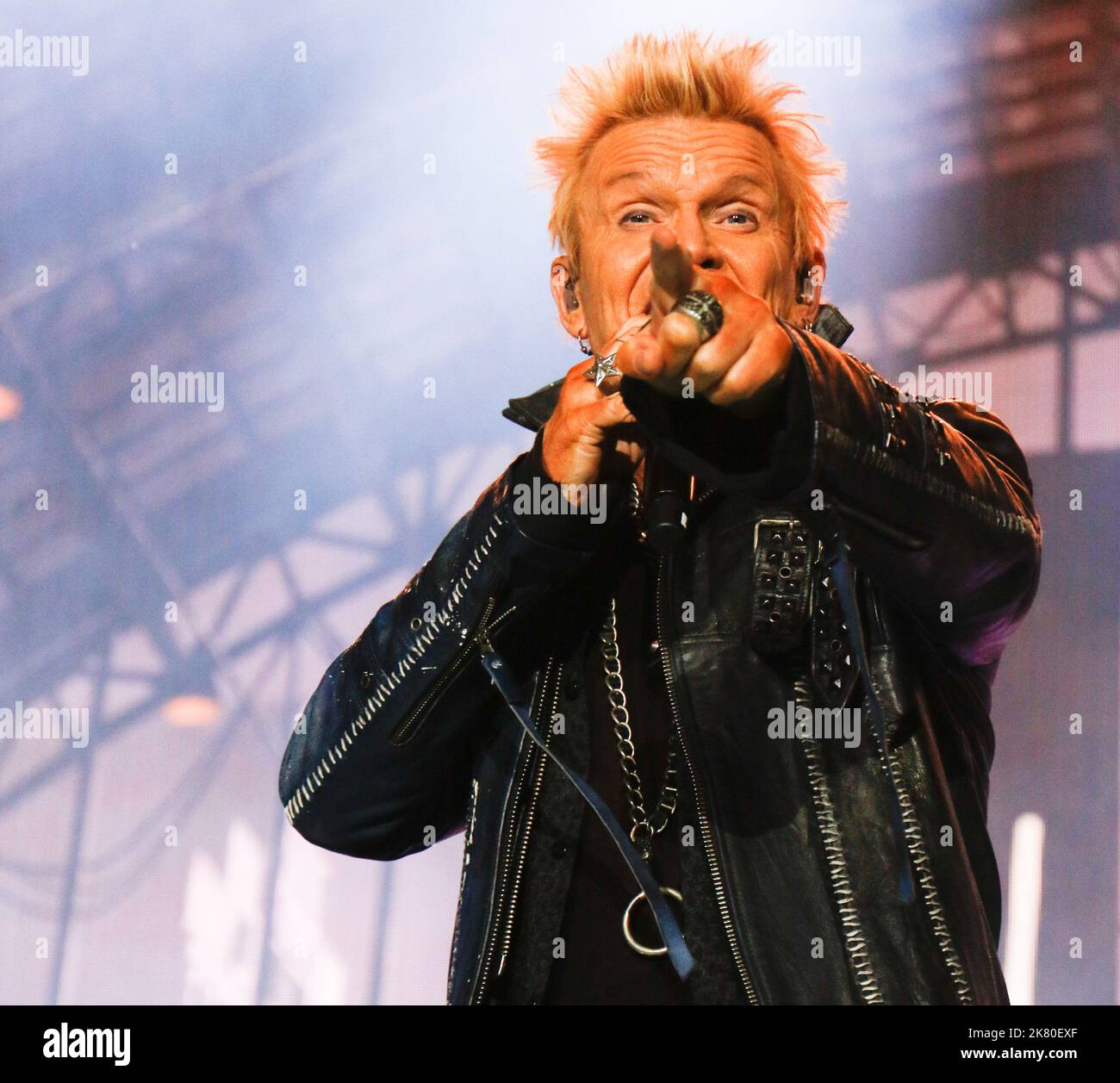 London England, UK. 19th Oct, 2022. Billy Idol performance at ovo arena ...