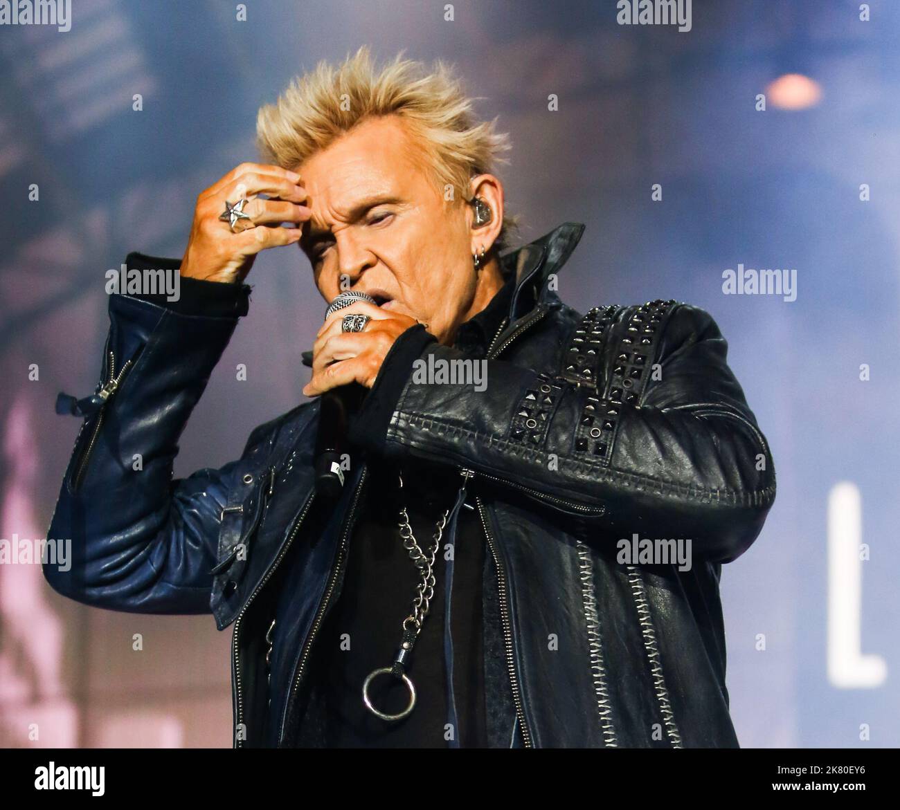 London England, UK. 19th Oct, 2022. Billy Idol performance at ovo arena ...
